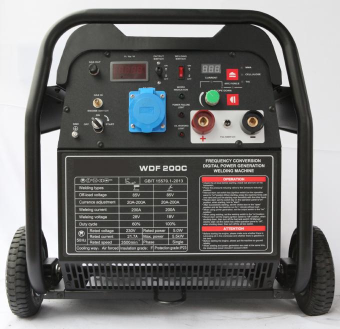 Portable 200A Diesel Engine Driven Welder (MMA, TIG, Cellulose down ...