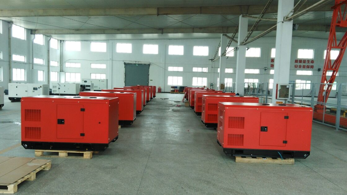70Kw/88 KVA Diesel Generator Set 4 Cylinder Vertical Turbocharger Water ...