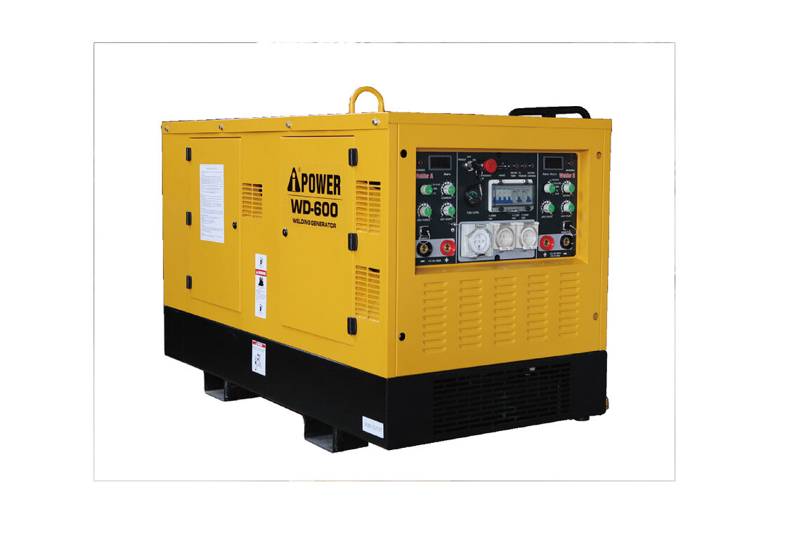 WD600 600A Diesel Engine Driven Arc Welder With MMA / TIG / FCAW ...
