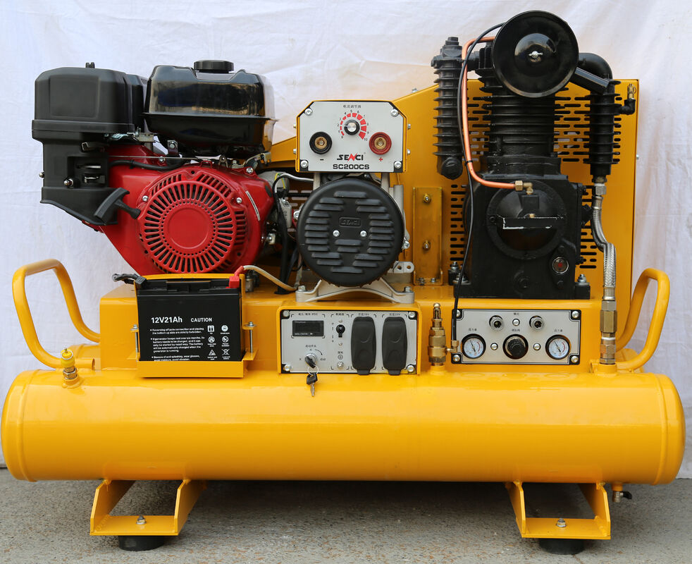 3-In-1 Machine With Dual Twin-gas tank (Generating, Welding, and Air ...