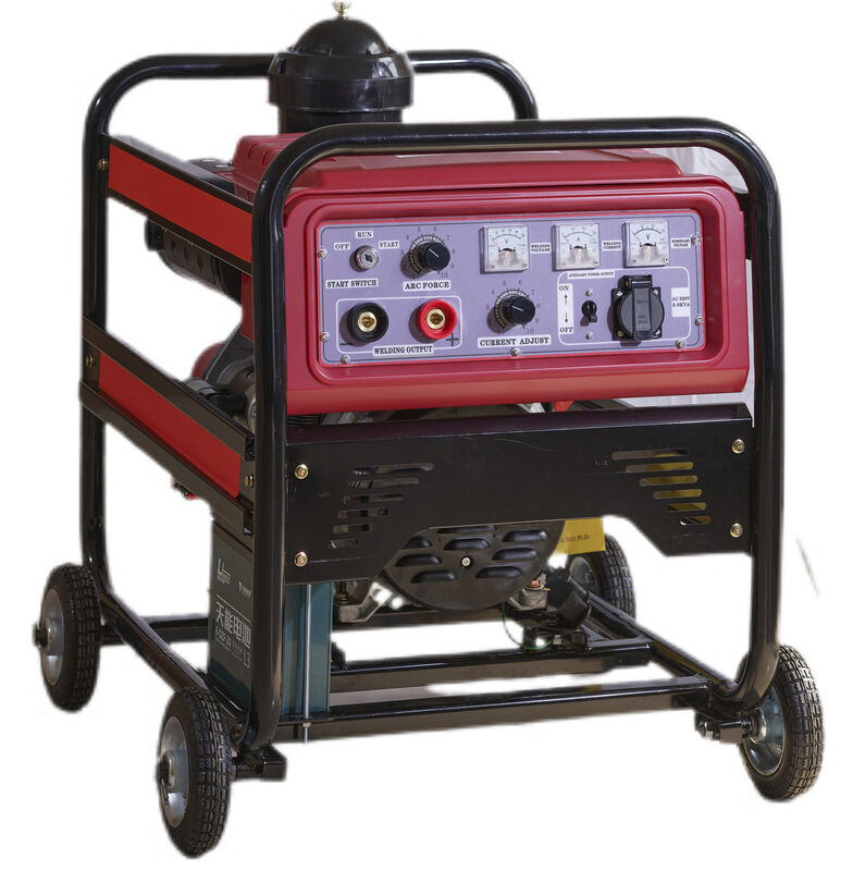 250A Portable Pipeline / Steel Structure Diesel Welding Generator With ...