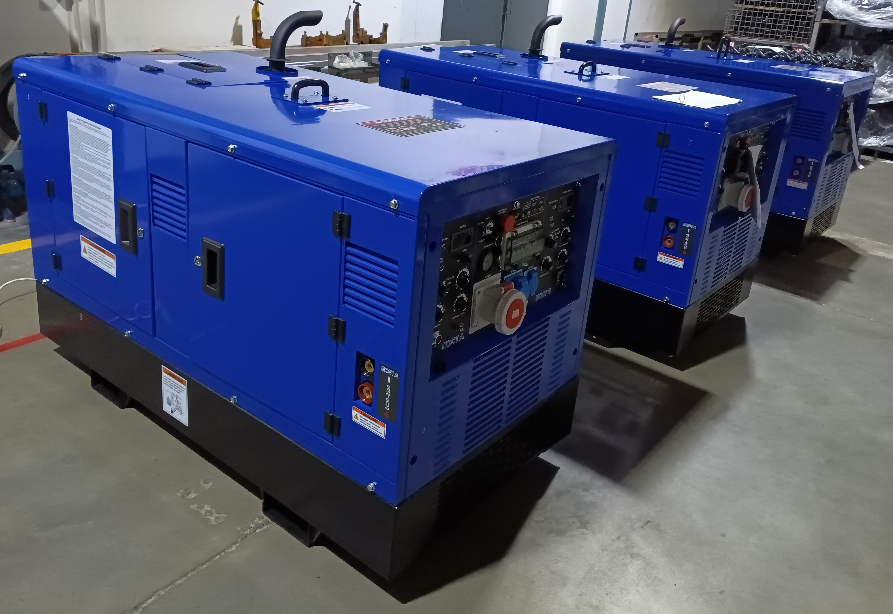 500A Diesel Welding Generator with 20kW/400V and 7kW/230V Auxiliary ...