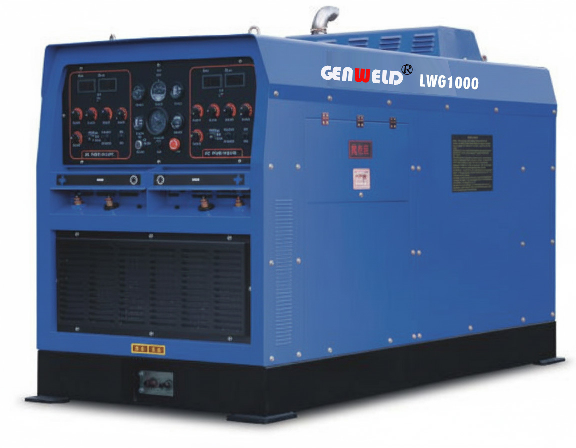 GENWELD 1000 Amp Diesel Welder Generator with 100L Fuel Tank and 45kW ...