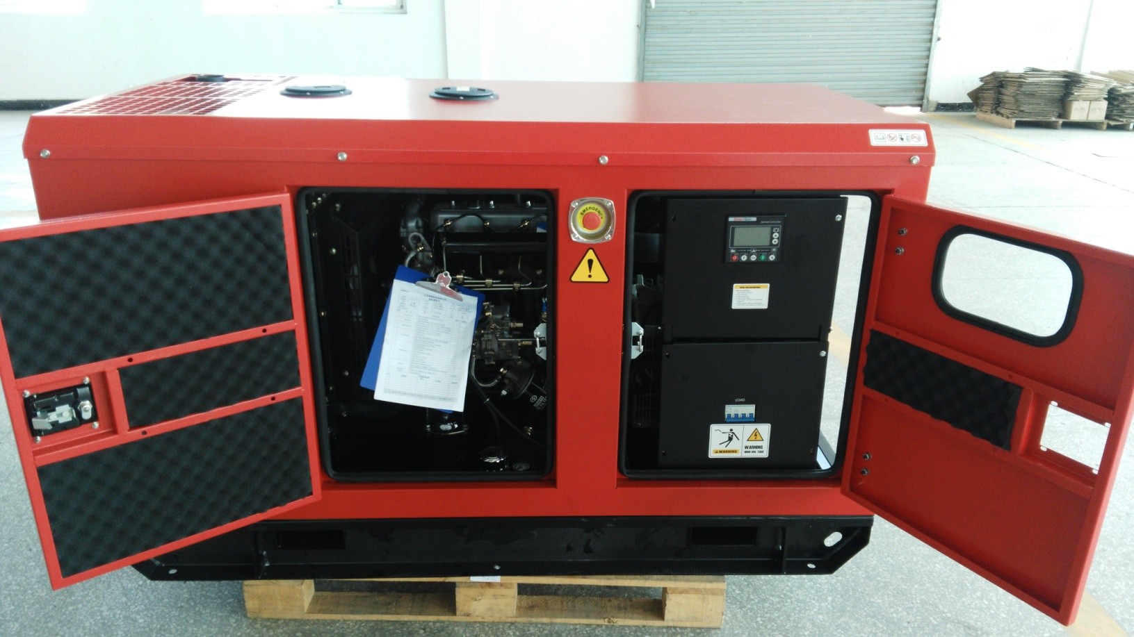 Silent Diesel Generator Set 18Kw/23KVA YSD490D Water Cooling 4 Stroke