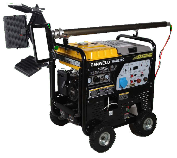 WAGL200 200A Portable Welder Generator With Power Generating ...