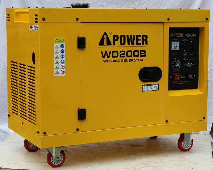 Silent Diesel Welder Generator WD200B 200A Diesel Generator Welding Machine